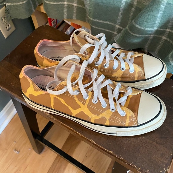 Converse | Shoes | Converse Chuck 7 Low Archival Giraffe Print Mens 0 ...